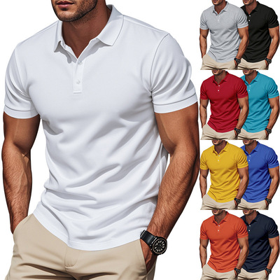Men's Simple Quick-drying  Shirt man Loose Breathable Lel Sh