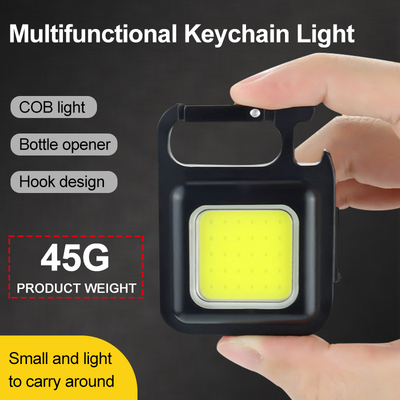 Mini LED Working Light Multifunctional Glare COB Keychain Li