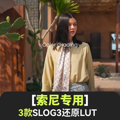索尼lut电影感slog3还原709预设A7M4/A7C2/A6700/FX30/ZVE1
