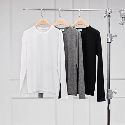 26基础款棉质简约打底长袖T恤女