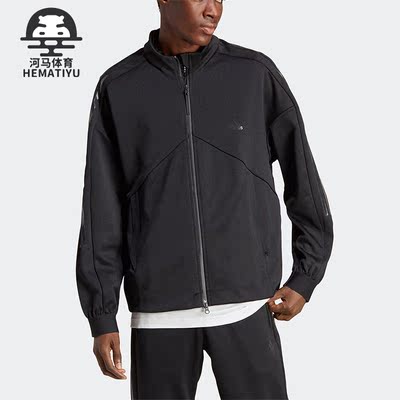 阿迪达斯男子休闲运动立领外套