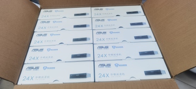 ASUS华硕刻录机DRW-24D5MT台式机驱动器24X烧录机SATA高速光驱正