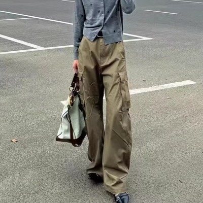 【难得的女款】巨显腿长！3D立裁！秋季新品水洗棉透气工装休闲裤