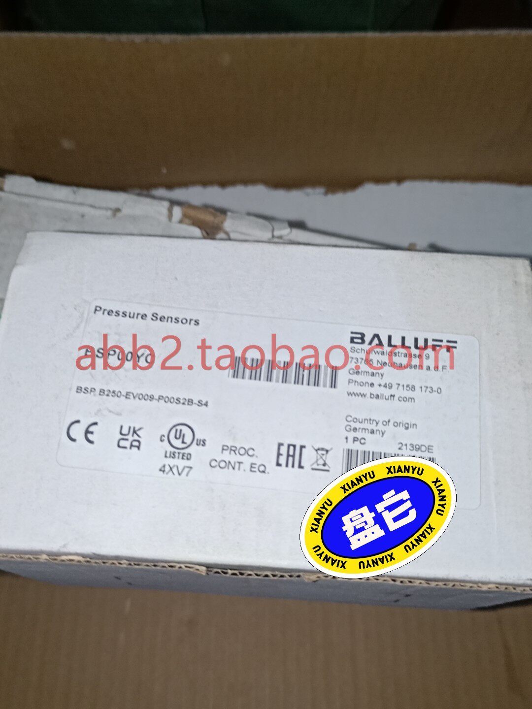 全新巴鲁夫压力传感器一个 BSP _B250_EV009_P00S2B_S4_虎窝淘