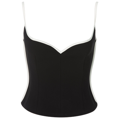 女士简约设计无袖套头吊带背心