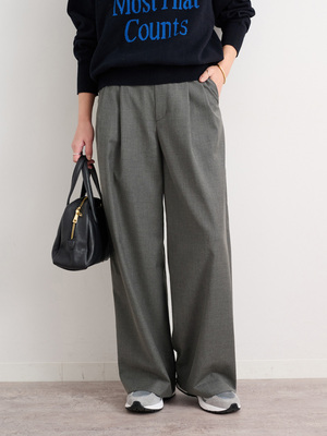 高腰JOURNALSTANDARD休闲长西裤