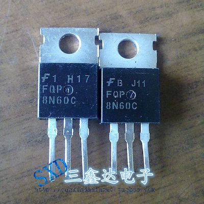 FQP8N60C，P8N60C进口原装 拆机场效应管 800V6A TO-220