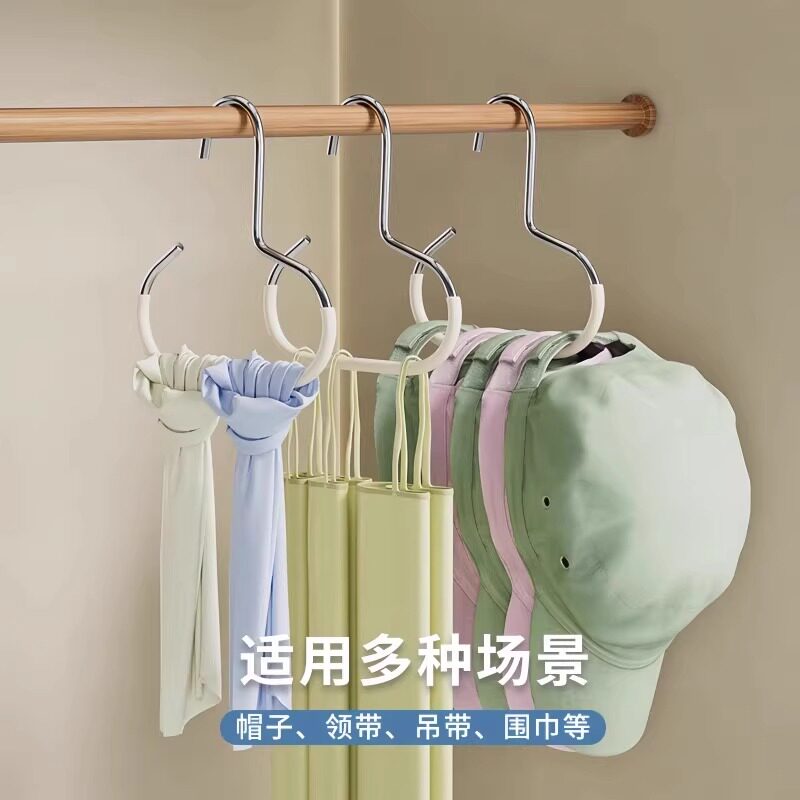 帽子收纳神器衣柜内挂鸭舌棒球帽吊带宿舍家用多功能挂帽子展示架