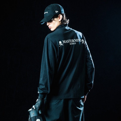 NEWERA高尔夫男士半高领长袖T恤