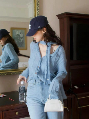 Suhoo 韩单fletta 浪漫蕾丝钩花边法式针织长袖开衫女春季新品