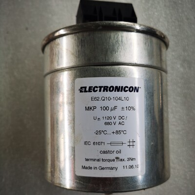 E62.Q10-104L10电容ELECTRONICON