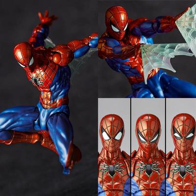 漫威海洋堂惊异山口式蜘蛛侠Ver2.0死侍毒液屠杀可动人偶玩具手办
