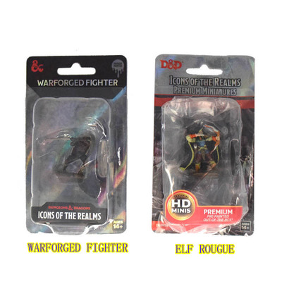 龙与地下城桌游模型精灵ELF ROUGUE棋子机关人WARFORGED FIGHTER
