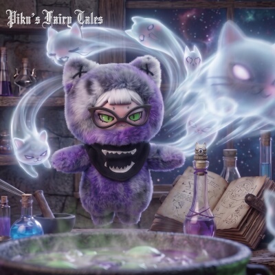 PIKU皮酷童话搪胶毛绒挂件盲盒