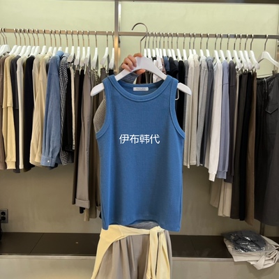 26春圆领休闲华夫格打底背心