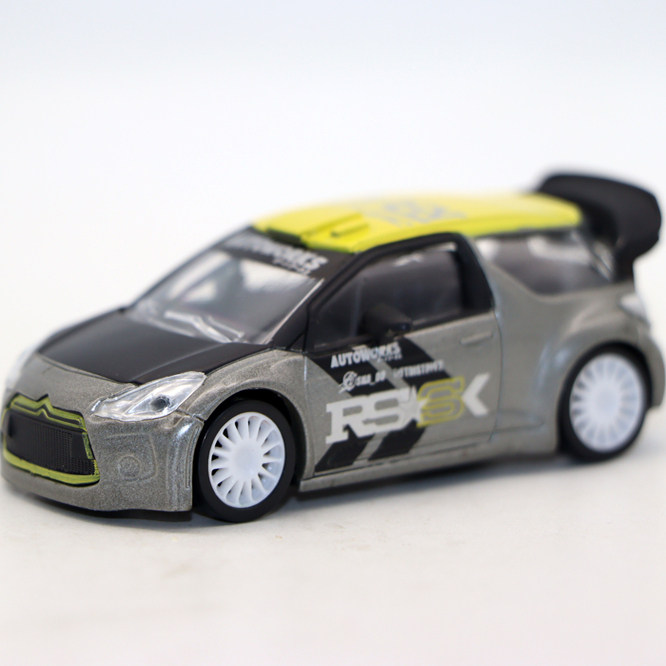 1/64 合金车 雪铁龙DS3 WRC 拉力赛车模型 仿真玩具车摆件
