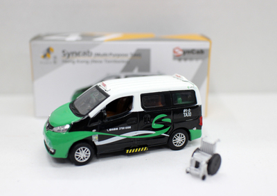 微影仿真玩具无障碍香港的士模型