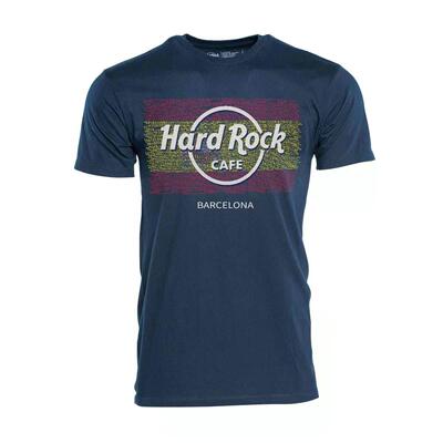 hard藏青旗帜图案新款短袖t恤