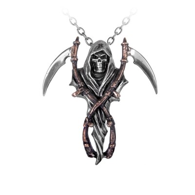 Alchemy Gothic P296 THE REAPERS ARMS 双镰刀死神项链