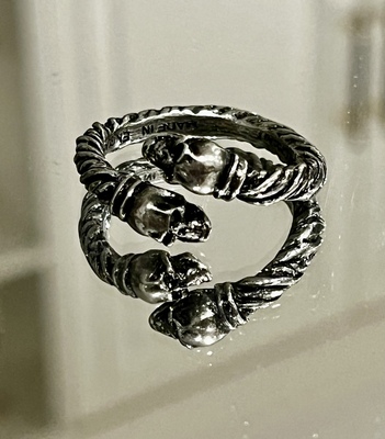 英国摇滚朋克复古指环戒指战争