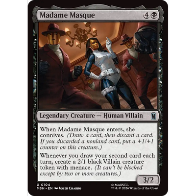 MSH 104 面具夫人 Madame Masque 万智牌 闪 U