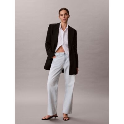 CKJ90S复古纯棉直筒牛仔裤女