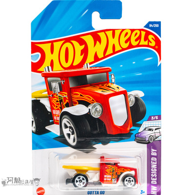 2025L-84号 GOTTA GO 马桶车 红色 风火轮火辣小跑车hotwheels