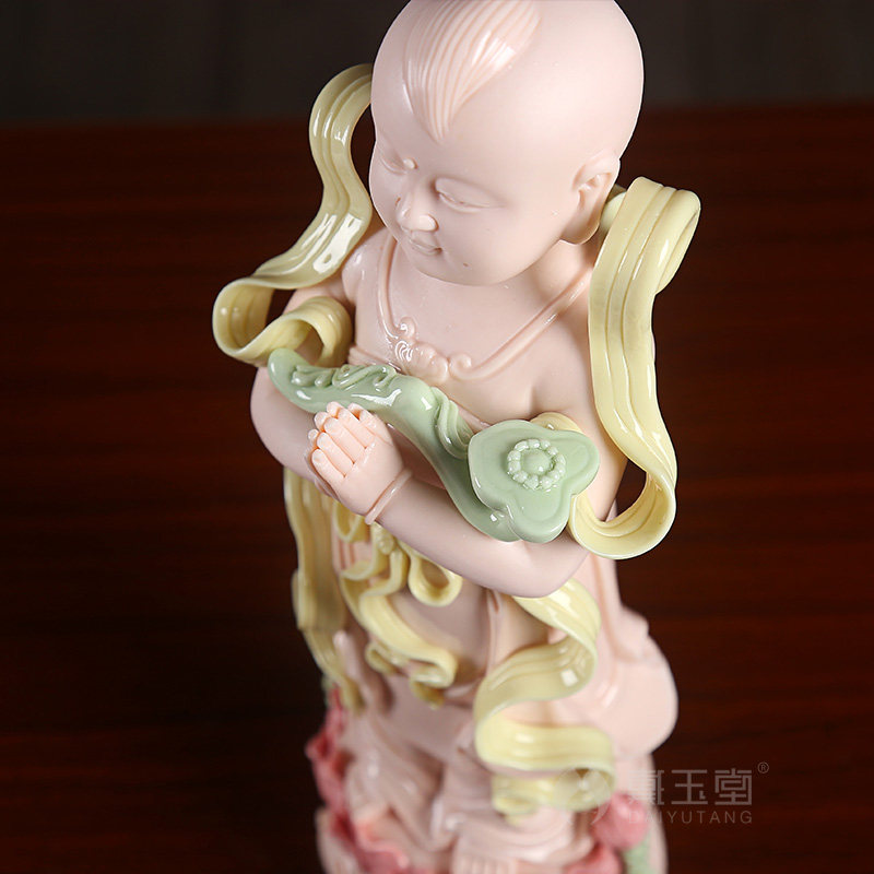 Dai Yutang Shanci Tongzi Dragon Girl Golden Boy Jade Guanyin Guanyin ...