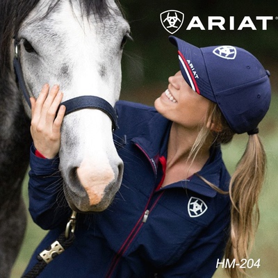 美国进口Ariat夏季马术帽网眼纱运动帽子凉爽透气休闲马帽棒球帽