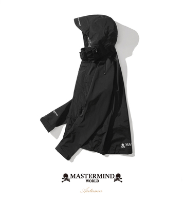Mastermind World x MARBLED CAT新款冲锋衣防水外套001暗黑骷髅