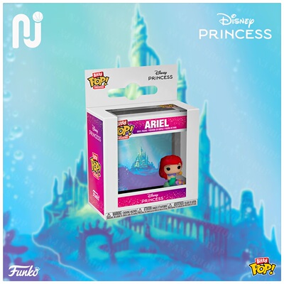 Funko Disney/迪士尼 迪斯尼美人鱼爱丽儿Ariel 迷你场景手办摆件