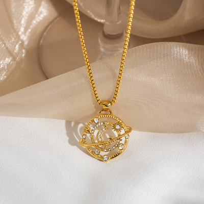 【DASEIN】Futurism Style盒子链太阳月亮星球项链轻奢百搭镂空感