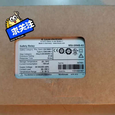 劳易测  MSI-SR4B-02 547951议价