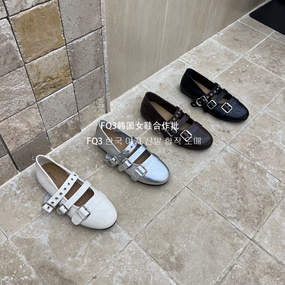 FQ3 实拍BEI LI XUAN一字带圆头内增高套脚单鞋一脚蹬软底防滑鞋