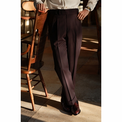 UGENTLE意式高腰长裤西裤COLOMBO