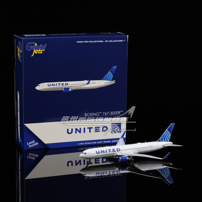 美国联合航空B767-300ER飞机模型