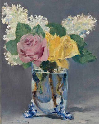 丁香静物临摹世界名画复制品