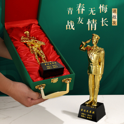八一老兵纪念品定制创意礼盒