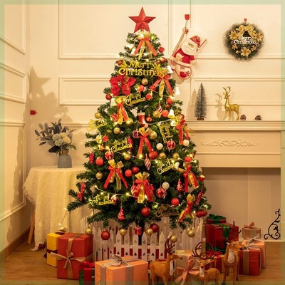 圣诞树Christmas大型装饰发光摆件diy加密套餐高级感节日派对装扮