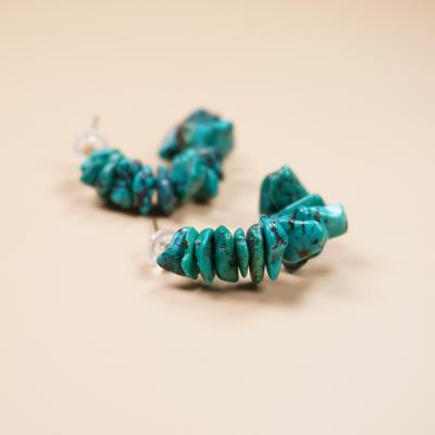 绿松石度假风耳环耳圈耳饰耳坠