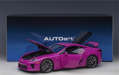 AA新品奥拓1:18雷克萨斯 跑车 LFA 白色 仿真汽车模型 收藏超漂亮