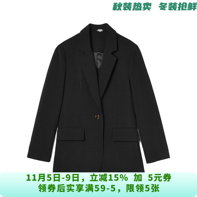 深圳南油NY0K0067韩版优雅长袖上衣西装外套女8.31秋