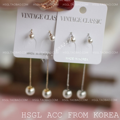 东大门韩国进口百搭耳饰珍珠