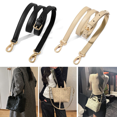 可调节黑色羊皮包带替换细肩带