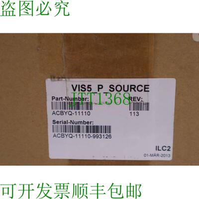 原装供应ADVEST VIS5_P_SOURCE REV 113 ACBYQ-11110  2861
