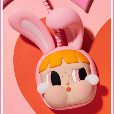 泡泡玛特CRYBABY x飞天小女警系列杯子手机壳耳机壳挂件潮玩周边