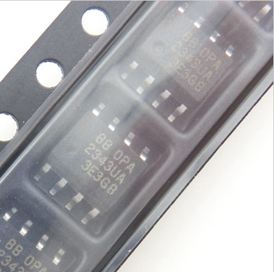 全新正品OPA2343UA  OPA2343  SOP8单电源轨至轨运算放大器