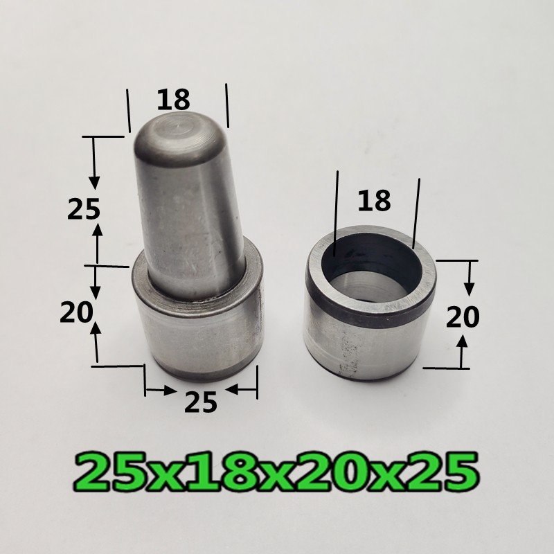 直径25mm硅胶模具导柱导套模具配件定位销定位柱导柱