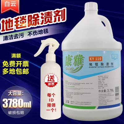 康雅KY110地毯除渍剂去污泡沫汽车布艺毛毯清洁剂酒店物业大桶装