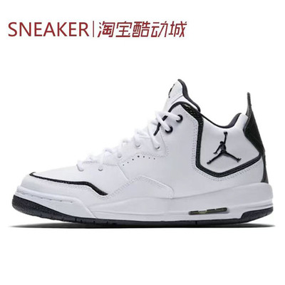 #Jordan Courtside 23 中帮 篮球鞋 黑白 AR1002 AT0057